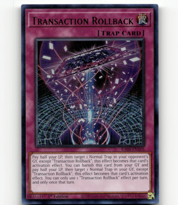 Yugioh Transaction Rollback (UR) - Quarter Century Stampede | eBay