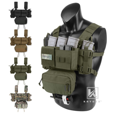 KRYDEX MK3 Micro Fight Chassis Chest Rig Modular Tactical Carrier with ...