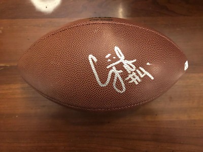 Ciatrick Faison "The Whizzinator" Autographed NFL Full Size Football ...