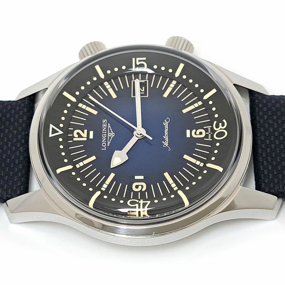 LONGINES Legend Diver L3.774.4 Navy Case Size 42mm Men's Used Watch ...