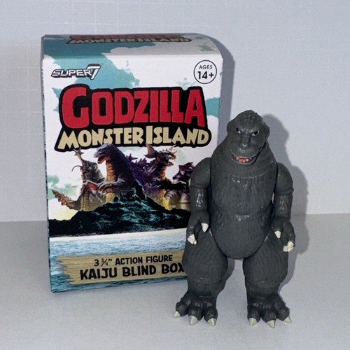 Godzilla 1962 Monster Island Blind Box Kaiju Figure Super7 ReAction 3. ...