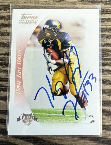 2005 Topps DPP Kay-Jay Harris Signed Auto Rookie Card West Virginia ...