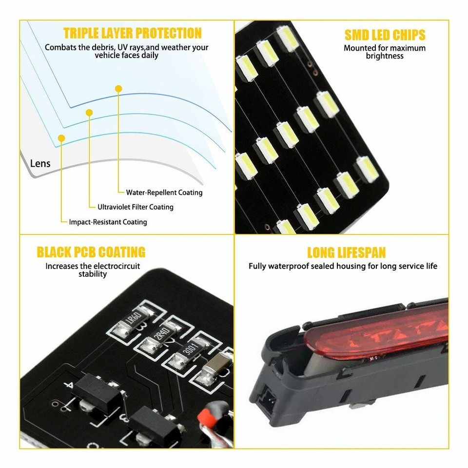 Third High Mount Brake Rear Stop Tail Lights For Mercedes Benz W211 E ...