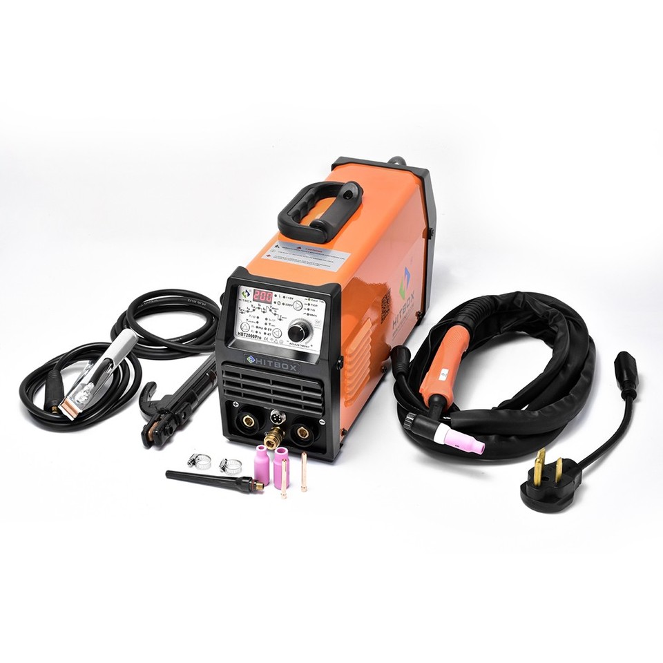 HITBOX 110V/220V HF Pulsed Cold TIG Stick Welder Al Welding Machine for ...