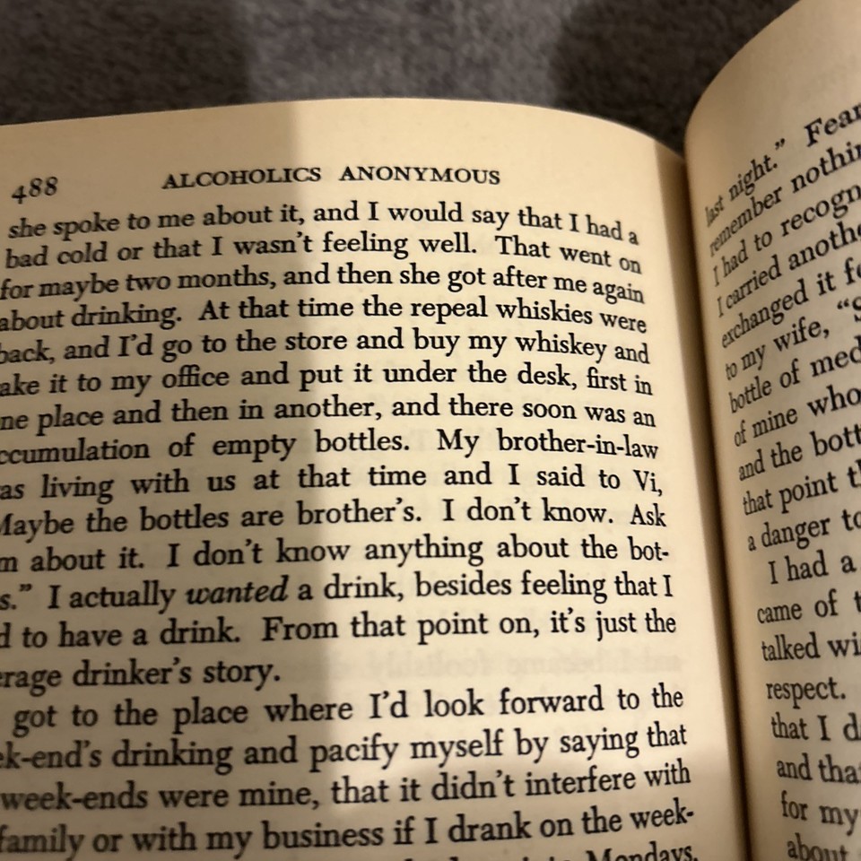 AA Alcoholics Anonymous 3rd Edition 1976 - 31st Printing 1988 /Book ...