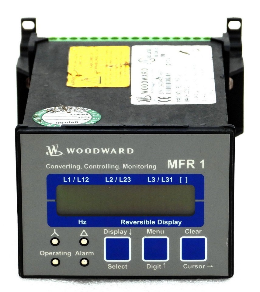 WOODWARD MODEL MFR 1 DIGITAL MULTIFUNCTION PROTECTION RELAY PN 8441 ...