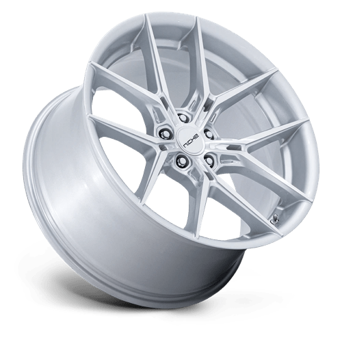 22x10.5 Niche NC279 Prodigy 5 Silver With Machined Wheels 5x112 (38mm ...