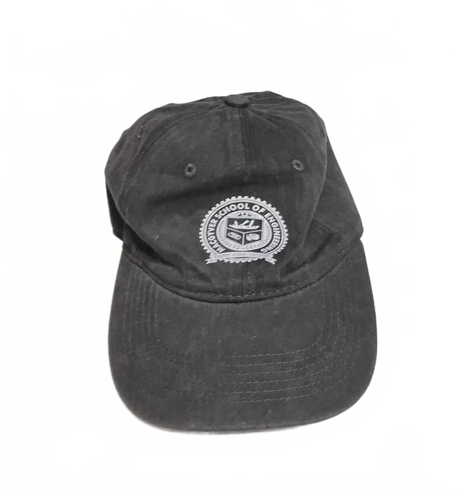 MacGyver School of Engineering Black Adjustable Strap Baseball Cap Hat ...