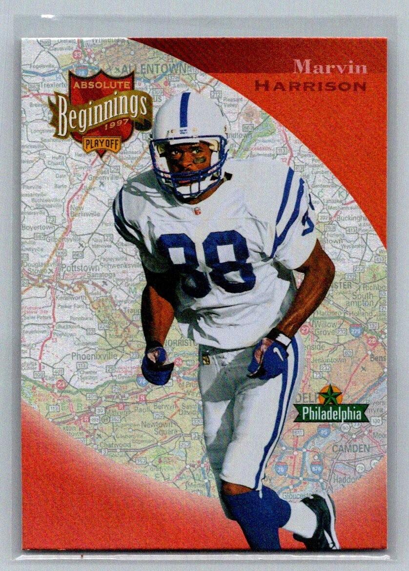 1997 Absolute Beginnings - #185 Marvin Harrison for sale online | eBay