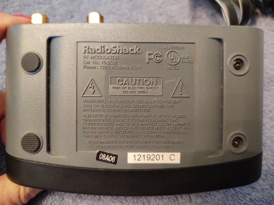 Radio Shack RF Modulator 15-2526 | eBay