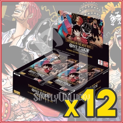 ONE PIECE CARD GAME: Emperors in the New World Booster Box Case OP09 ...