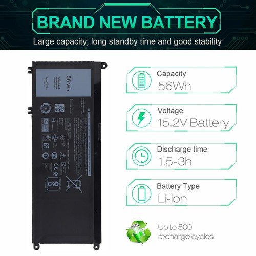 New 33YDH Battery for Dell Latitude 3380 3480 3490 3590 3580 Inspiron ...