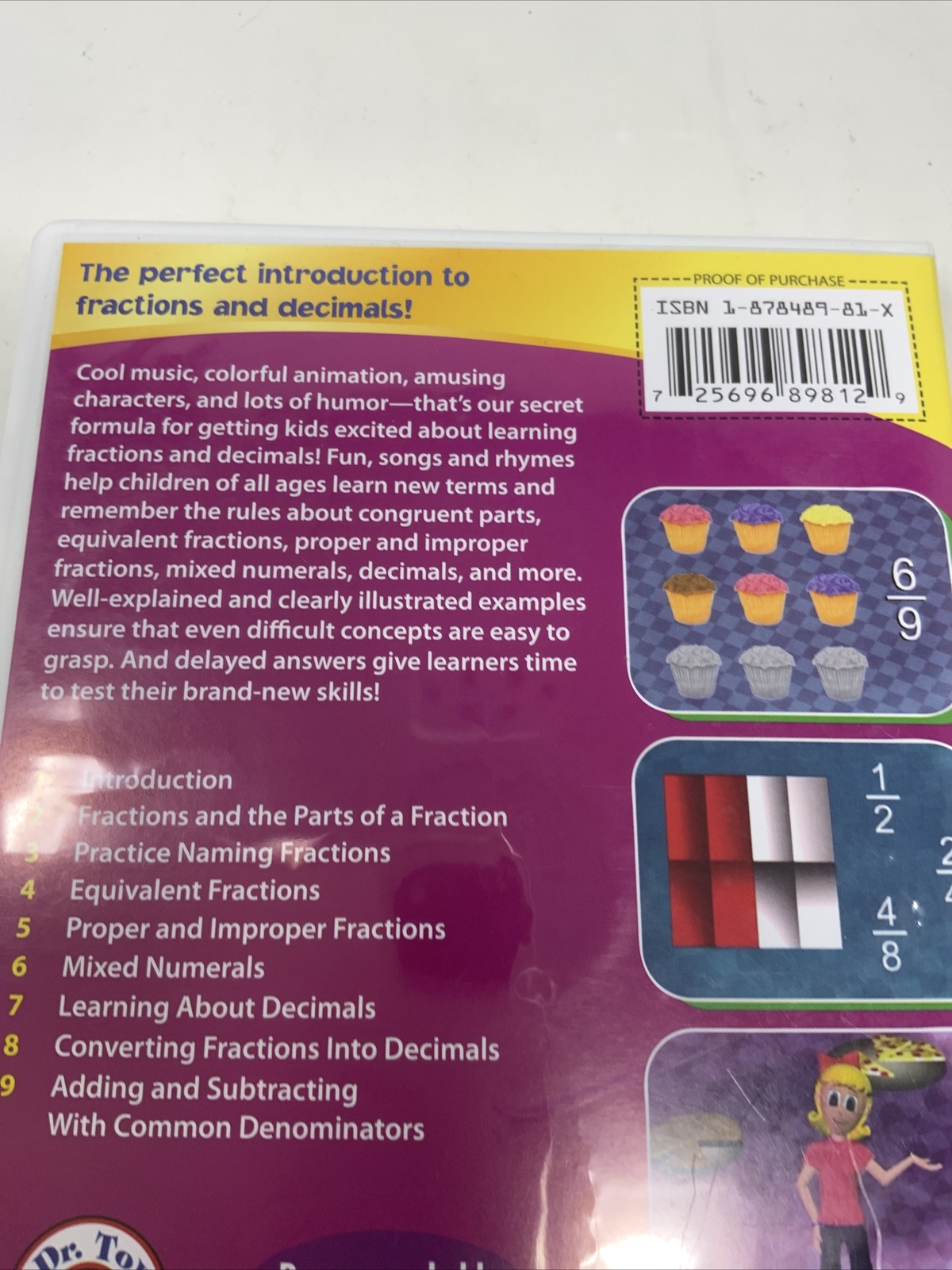 Rock N Learn: Beginning Fractions and Decimals [DVD] 725696898129| eBay