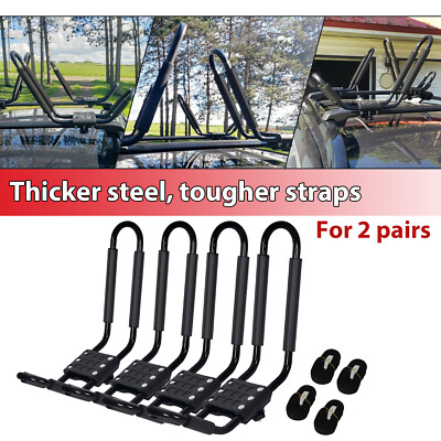 KUAFU Kayak Roof Rack 2 Pairs Soft Roof Carrier For kayak Surf Board ...