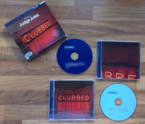 CLUBBED VOL 1 - Mixed By JUDGE JULES - x2 MIXED CD ALBUM - Box Set 2000 ...