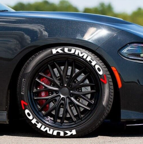 Tire Lettering Fits KUMHO Permanent Tyre Decal Stickers 15"- 20"SET 1. ...