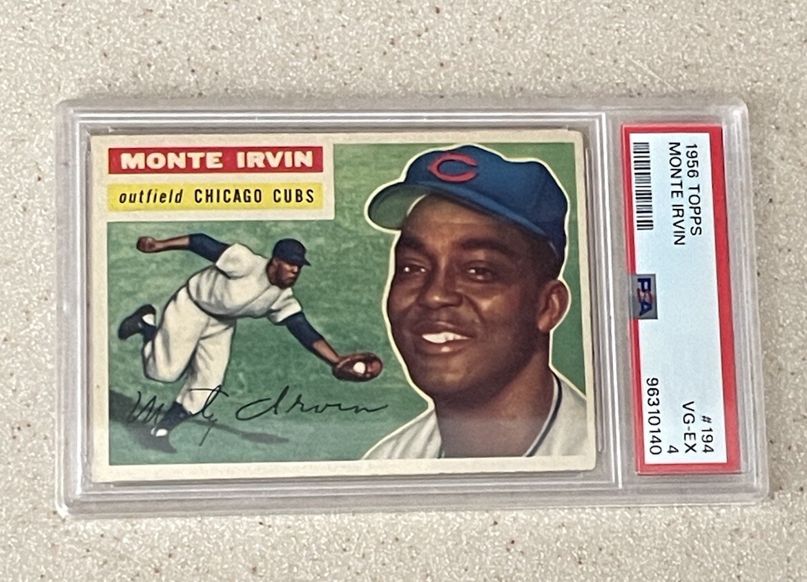 1956 Topps Baseball #194 Monte Irvin PSA 4 Chicago Cubs | eBay