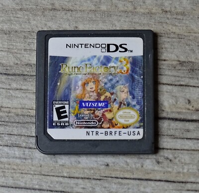 Rune Factory 3: A Fantasy Harvest Moon Nintendo DS AUTHENTIC U.S ...