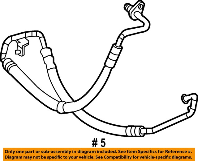 MERCEDES OEM 10-11 E350-Power Steering Pressure Hose 2044604124 | eBay