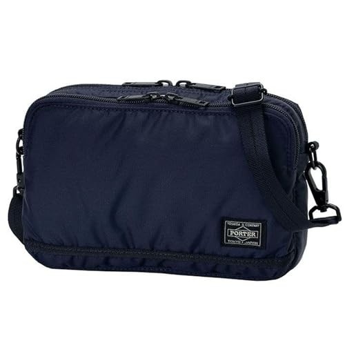 Yoshida Bag PORTER FLASH Shoulder Bag Navy 689-05940 W230xH150xD60mm Zip Closure | eBay