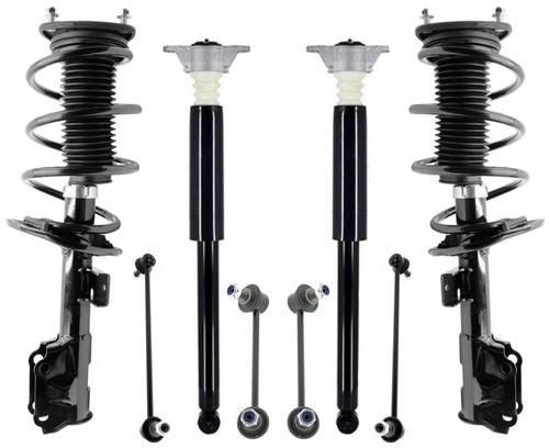 Front Complete Struts & Rear Complete Shocks Absorber For Mazda 3 2014 ...