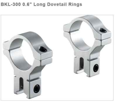 BKL 300 30mm Dovetail Rifle Scope Mount Rings – Silver, Air Rifle ...