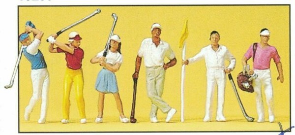 Preiser HO Scale Figure Golfers 10231 for sale online | eBay