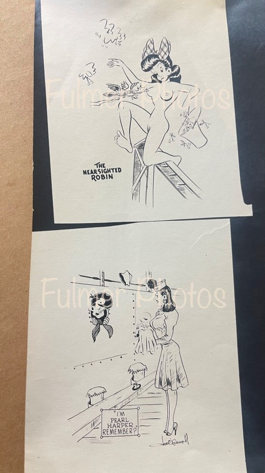 40 RARE Vintage Photos & Images B&W Risqué CARTOONS & Funny Memes 1940s ...