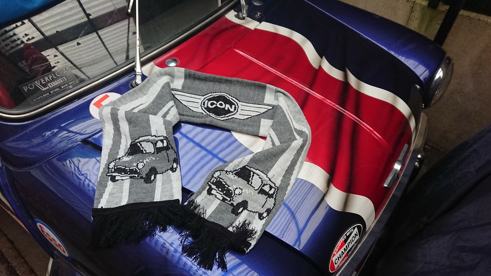 Jacquard Classic Mini Car Scarf | eBay UK
