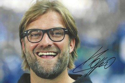 JÜRGEN KLOPP original Autogramm Grossfoto (BVB / Liverpool) / signed ...