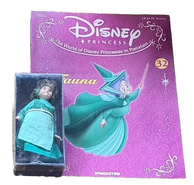 DISNEY PRINCESS DeAgostini PORCELAIN DOLL - FAUNA + BOOK (13) | eBay