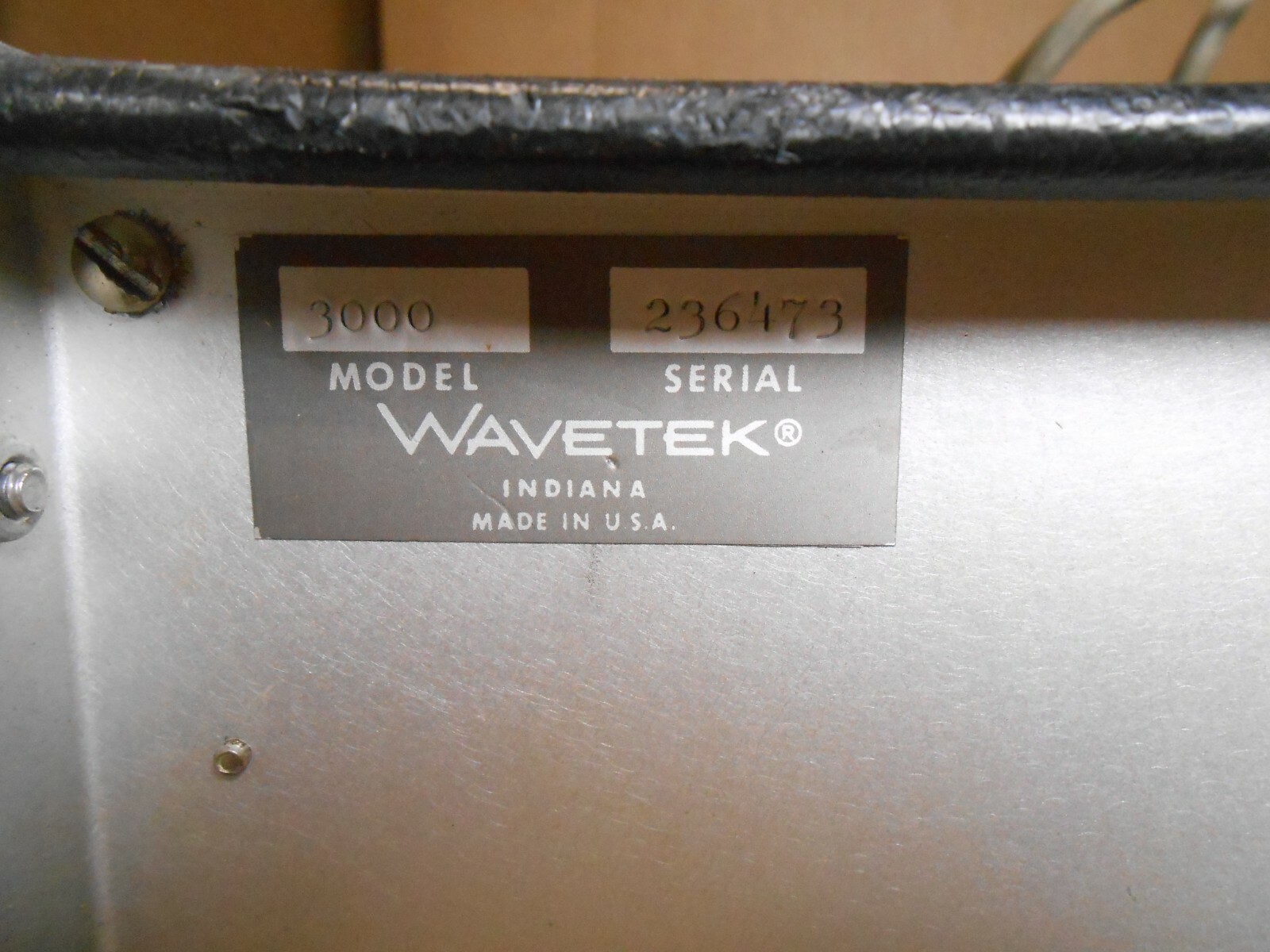 WAVETEK MODEL 3000 SIGNAL GENERATOR | eBay