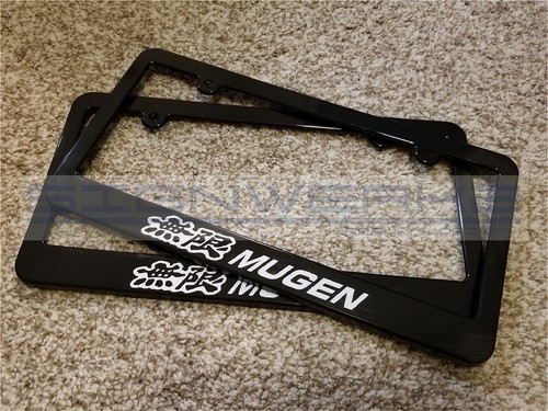 Honda Mugen Racing License Plate Frames Racing JDM Japan Vtec NSX Type ...