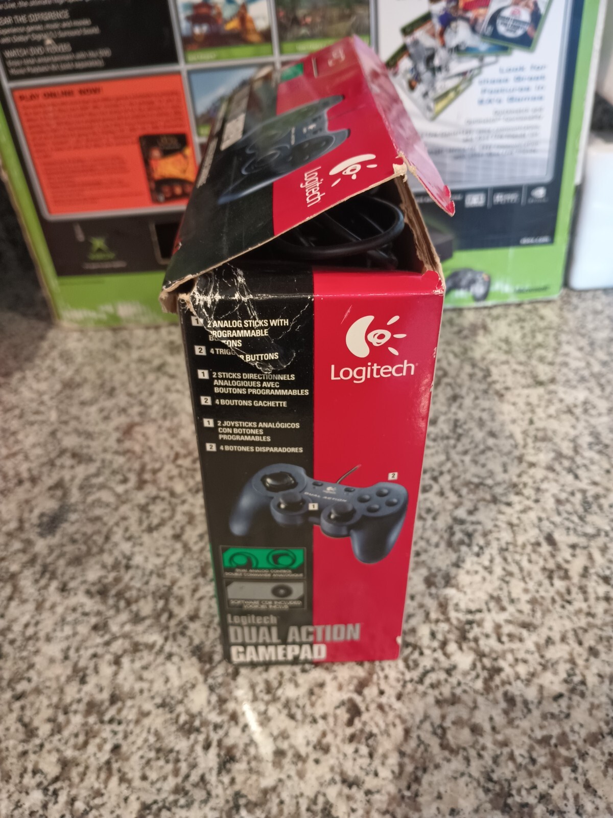 Logitech Dual Action Controller (963292-0403) Gamepad PC/MAC Tested and ...