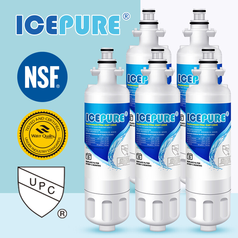 Replacement For LG LT700P LFX28968ST LFX28968SW LFX28978SB Water Filter ...