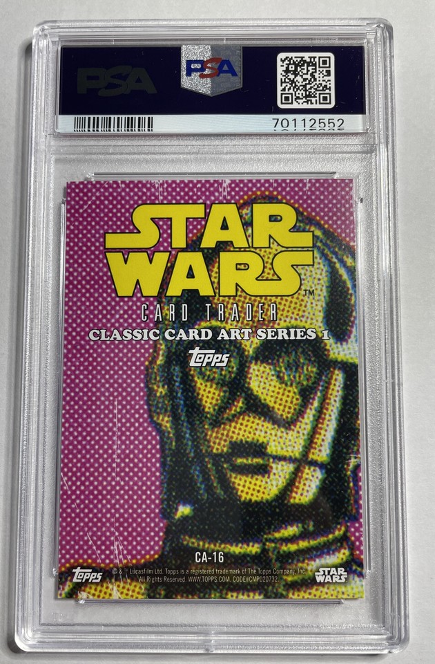 2016 Topps Star Wars Card Trader Classic Art C-3PO PSA 10 Pop 1 | eBay