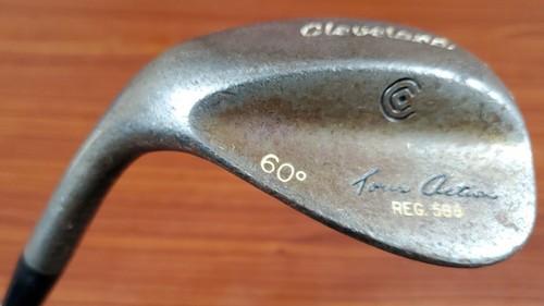 Cleveland Tour Action Reg 588 60 degree Raw Finish Lob Wedge Golf Club ...