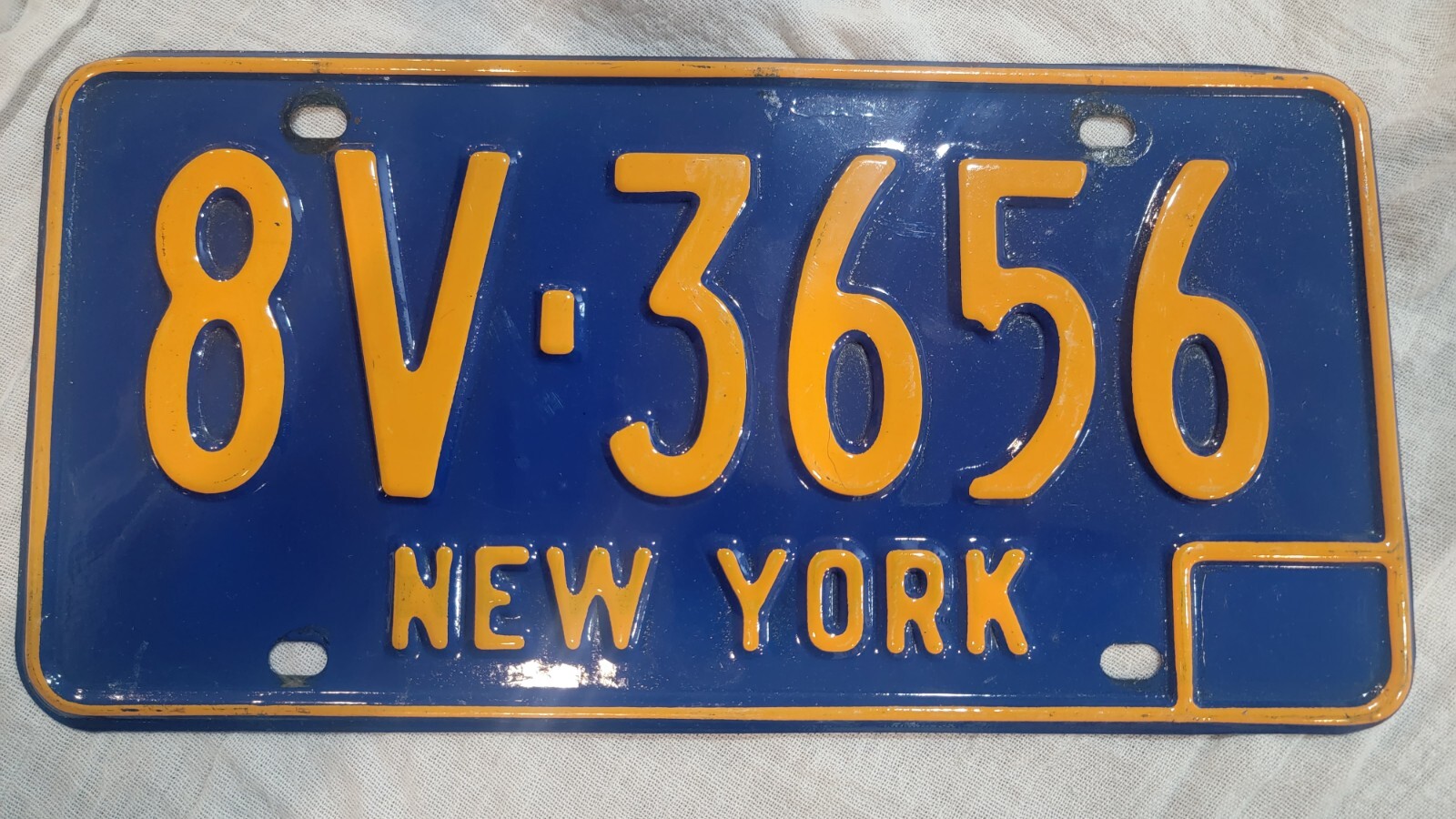 Vintage License Plates New York ( NY ) 1966 67 68 69 70 71 1972 Blue ...