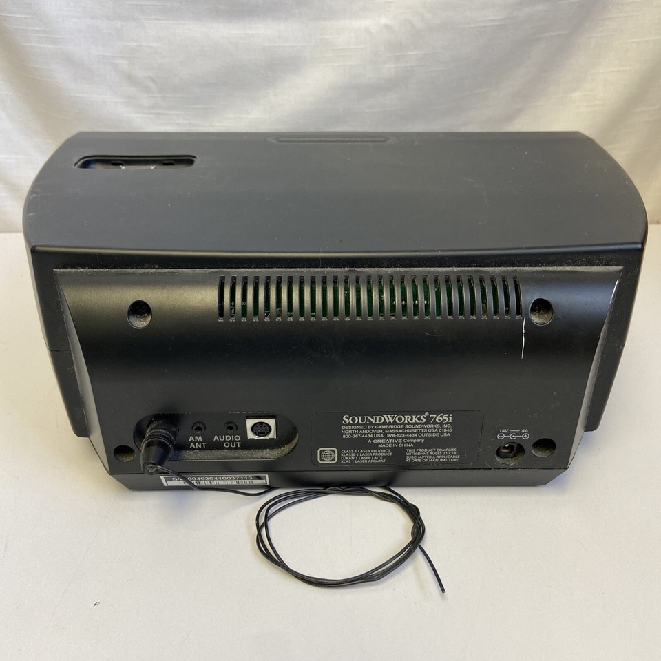 Cambridge Soundworks 765i Clock Alarm AM/FMRADIO CD iPod Player-Read Description | eBay