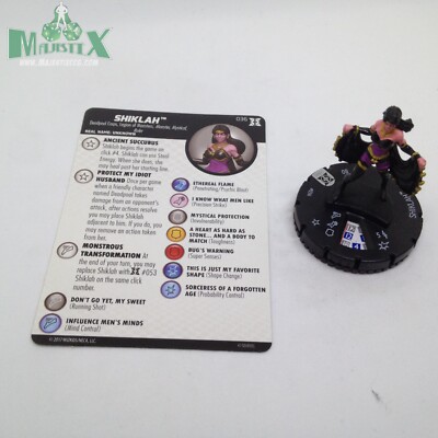 Heroclix Deadpool and X-Force set Shiklah #036 Rare figure w/card! | eBay