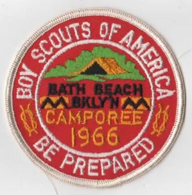 1966 BSA Camporee Bath Beach Bkly'n Be Prepared WHT Bdr. [YA613] | eBay