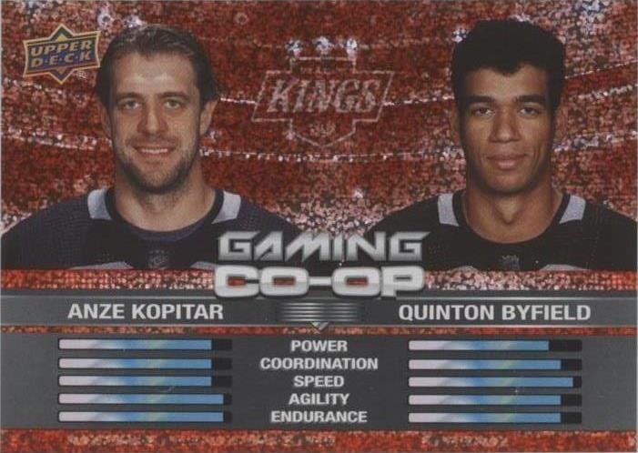 2024-25 Upper Deck Series 1 - Gaming Co-Op Anze Kopitar, Quinton ...