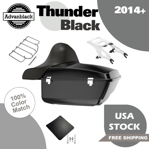 Thunder Black King Tour Trunk Pack Fits Indian Chief/Dark Horse ...