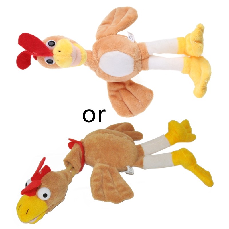 Interactive Catapult Screaming Chicken Plush Animal Toy for Adult Kids ...