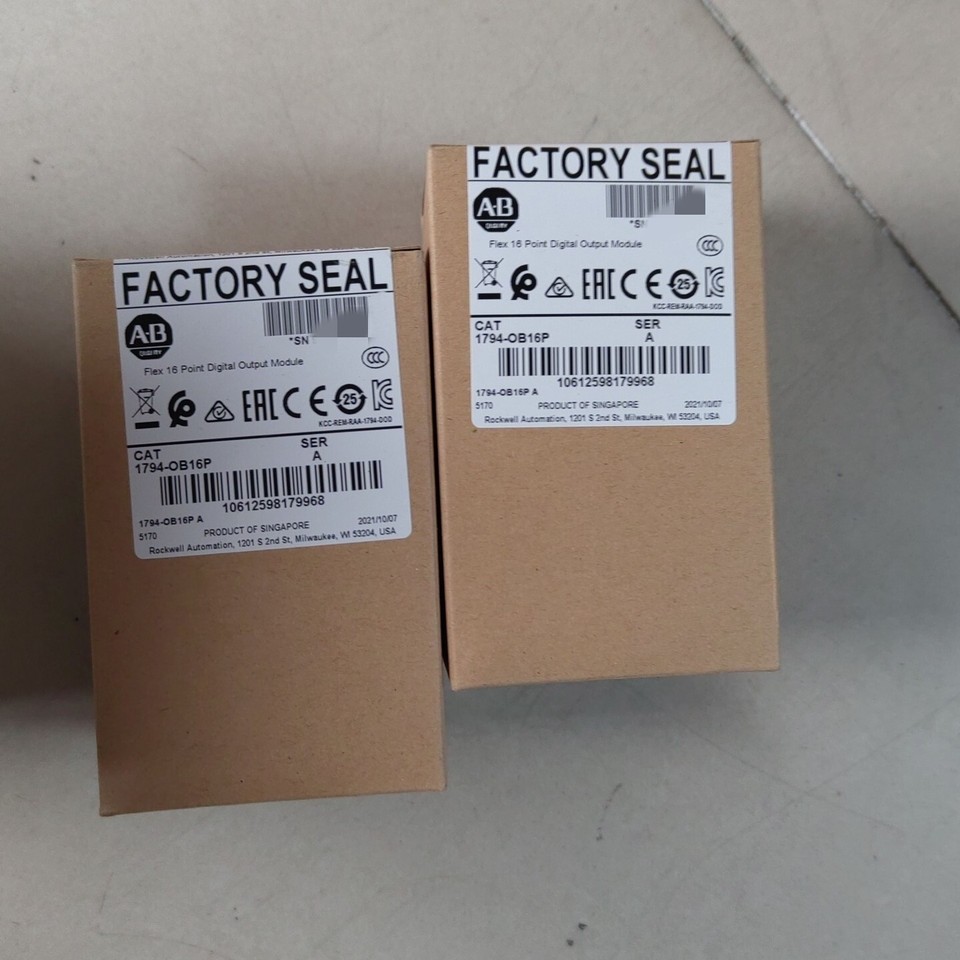 New Sealed Allen-Bradley 1794-OB16P SER A Flex 16 Point Digital Output ...