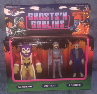 Ghosts'n Goblins Astaroth Arthur Zombie ReAction NES Game Figure Super ...