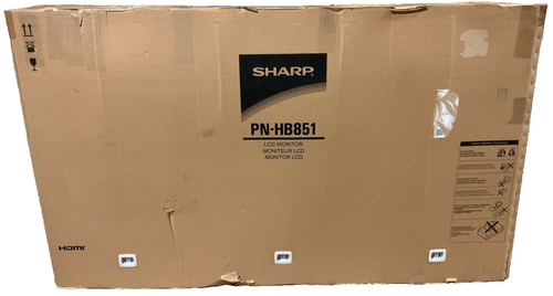 Sharp 85" 4K UHD Commercial Smart LED Display 350-nits 5000:1 PN-HB851 FREE SHIP 74000066922| eBay