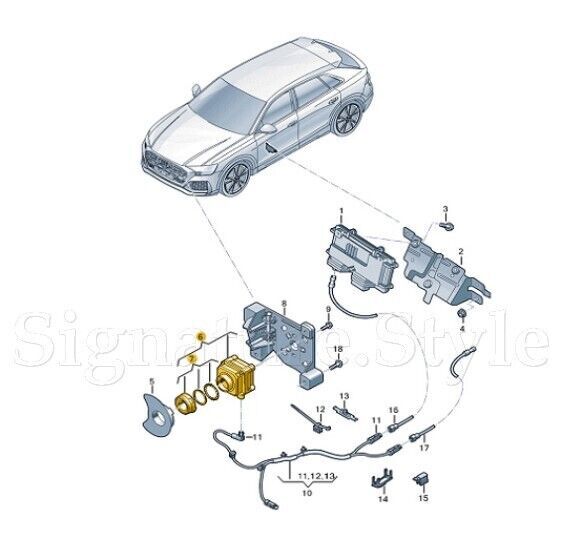 Audi A6 S6 RS6 A7 S7 RS7 A8 S8 SQ7 SQ8 Q7 e-Tron GT Q8 RSQ8 Night ...