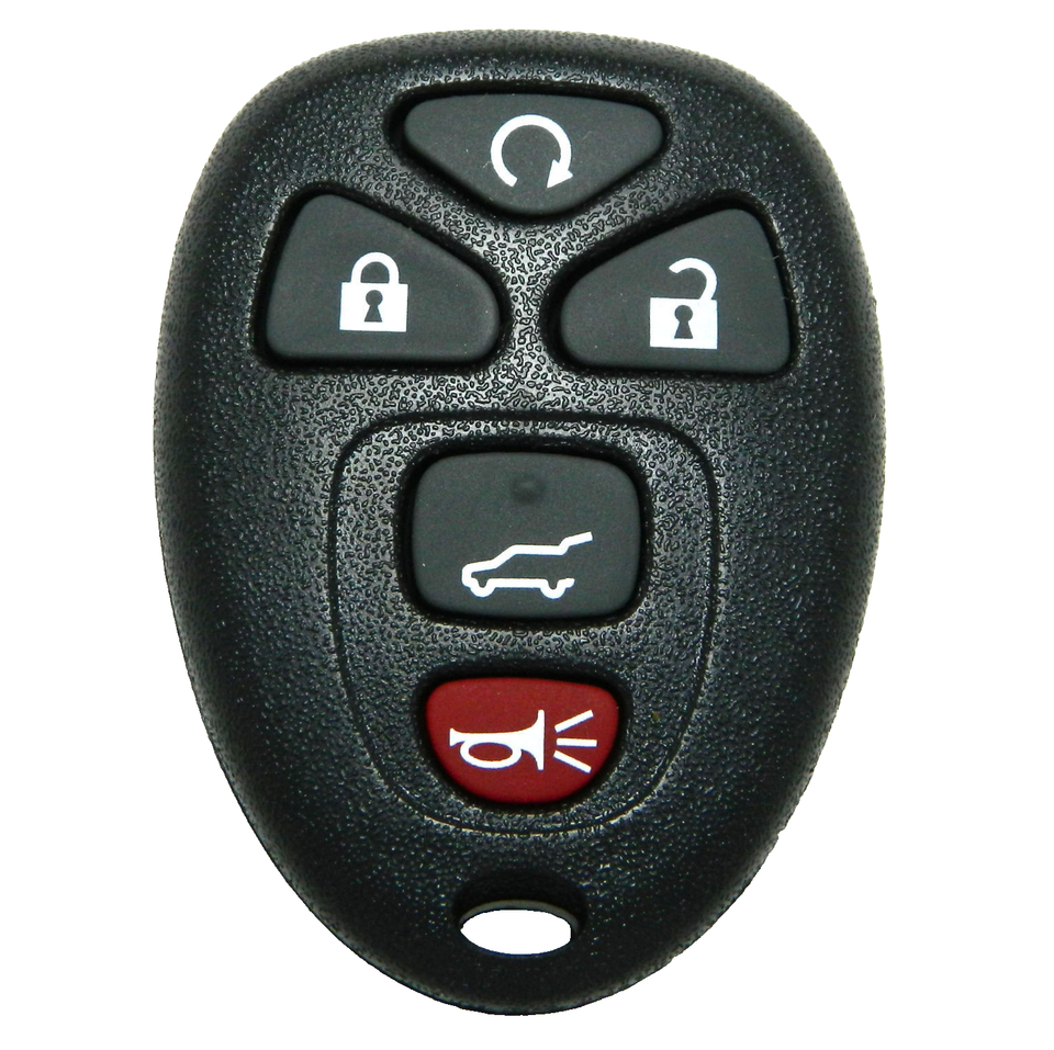 OEM ELECTRONIC 5 BUTTON REMOTE START KEY FOB FOR 2009-2017 CHEVROLET ...