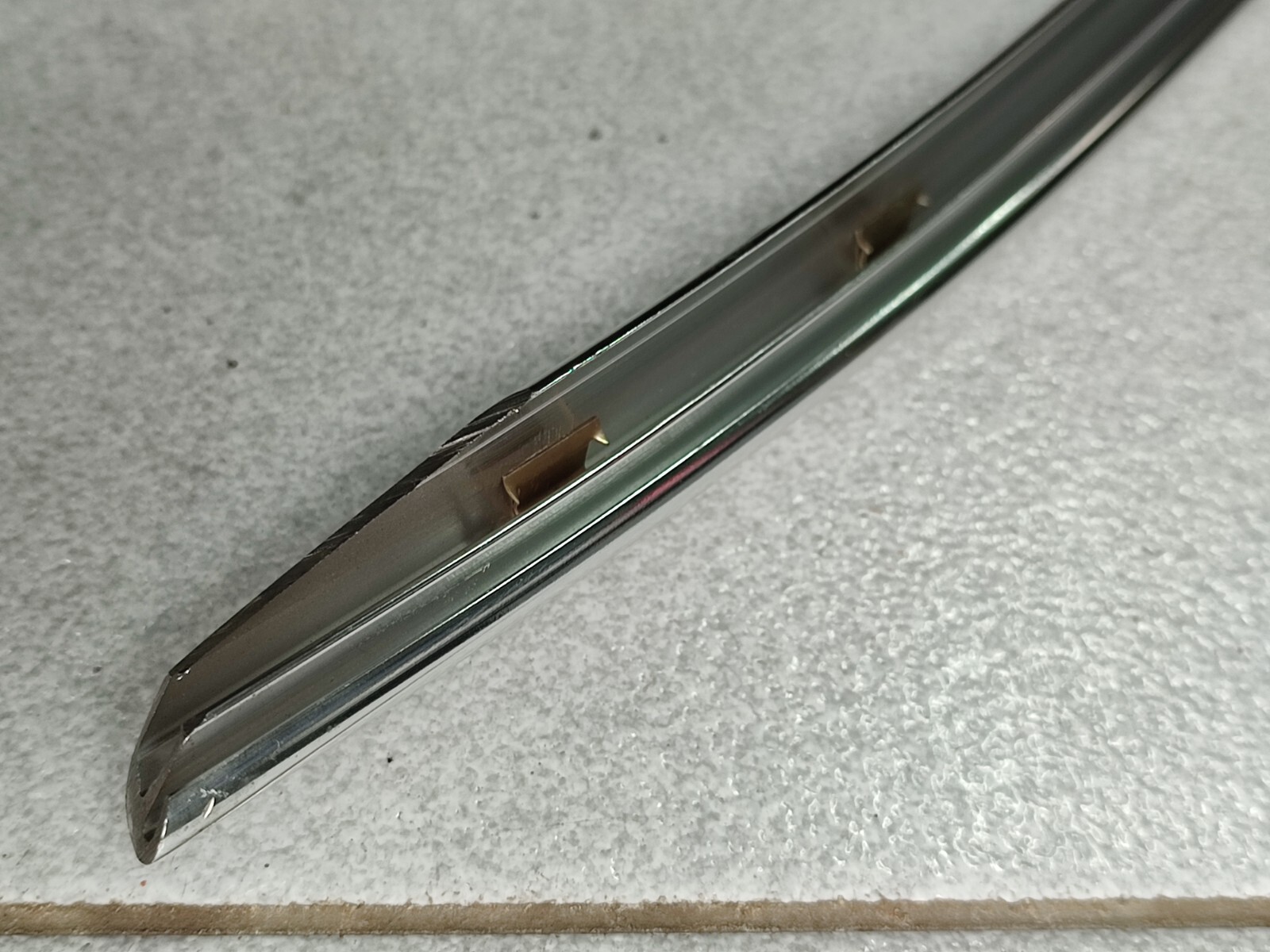1975-1988 BMW E12 E28 Exterior Chrome Roofline Gutter Trim Set Genuine ...
